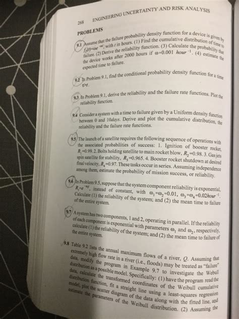 Assume That The Failure Probability Density Function Chegg