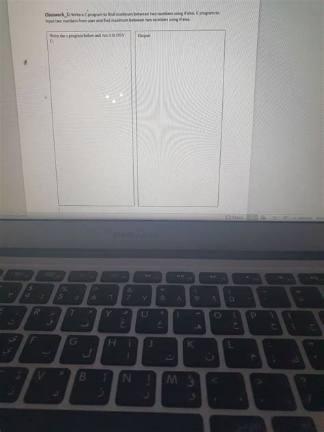 Solved Classwork1 Write A C Program To Find Maximum