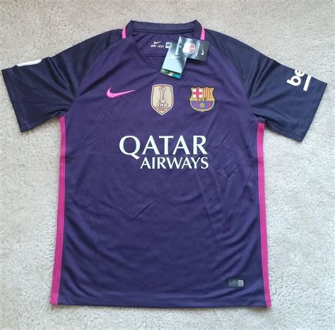 Neymar Jr11 New 16 17 Fc Barcelona Away Jersey Purple Dark Large Size