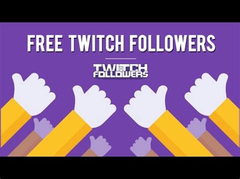How To Get Twitch Followers For Free Working 2021 - YouTube