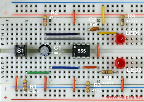 F Alpha Net Experiment 12 Non Retriggerable Monoflop