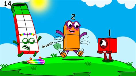 Thats Funny Numberblocks 1 Learns How To Jumping Jack With 2 Numberblocks Fanmade Coloring