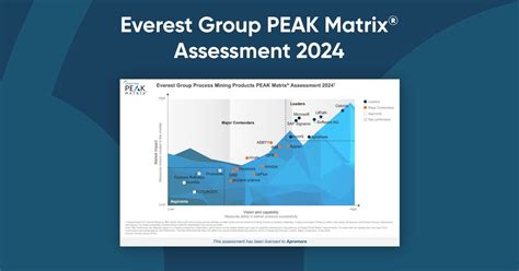 2024 Process Mining Products Peak Matrix® By Everest Group Apromore