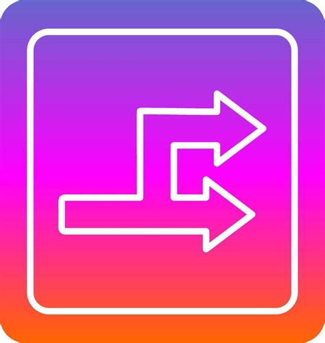 Bidirectional Glyph Gradient Icon 38888467 Vector Art At Vecteezy