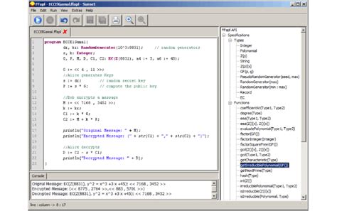 Screenshot Of Elliptic Curve Elgamal Encryption Implementation In Download Scientific Diagram