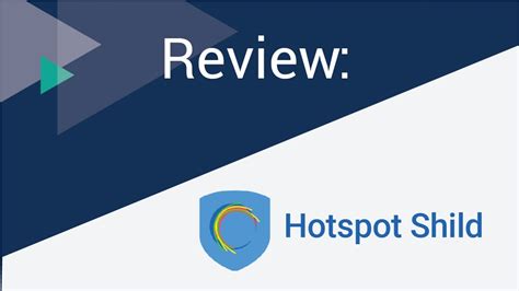 Hotspot Shield VPN Review YouTube