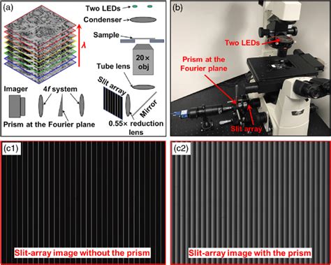 A The Slit Array Detection Scheme Of The Proposed Hyperspectral Wsi