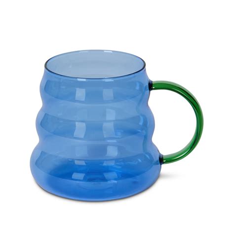 Bubble Glass Mug Blue Shop All Teawares T2 Tea Nz