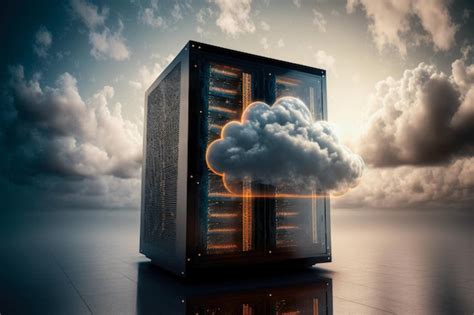 Premium Ai Image Cloud Computing Technology Concept