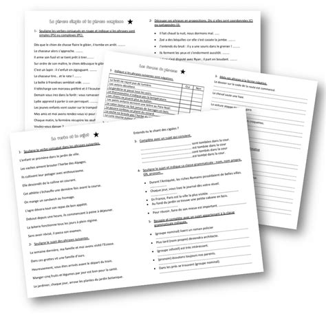 Exercices Grammaire La Classe De Mallory