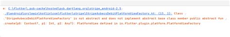 flutter 3 not compiling · issue 726 · flutter stripe flutter stripe