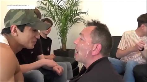 Fag Taking A Show Of Spittingand Slapping In The Face And Humiliation Of