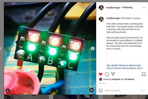 Visualize ESC Problems With LEDs OSH Park