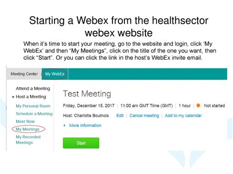 Presenting A Webex Session Ppt Download