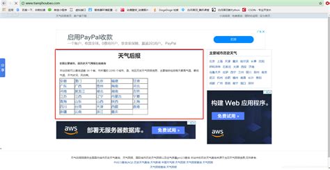 Python爬虫之爬取“天气后报网”的天气历史信息天气后报csdn Csdn博客
