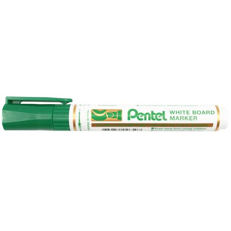 Pentel Malaysia Sdn Bhd MW46 D White Board Marker Chisel Point GREEN