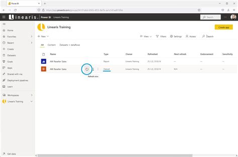 Processing In Power Bi Mit Dem Power Automate Button Starten Linearis