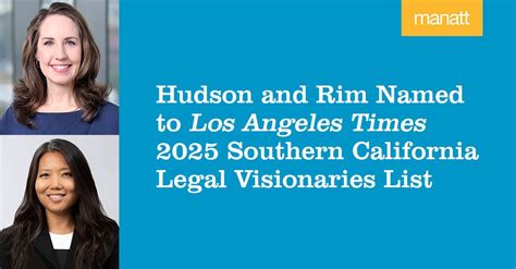 Manatts Esra Hudson And Naeun Rim Were Recognized For Their Work