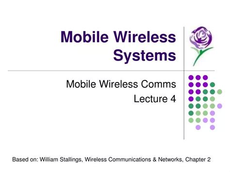 PPT Mobile Wireless Systems PowerPoint Presentation Free Download ID 3729097