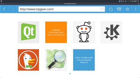 Probando QtWebBrowser YouTube