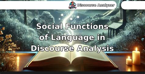 social functions of language in discourse analysis [interactive article