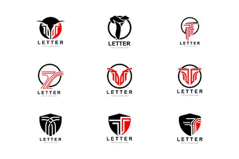 T 편지 로고 현대 편지 스타일 벡터 T 편지가있는 제품 브랜드에 적합한 디자인 개념에 대한 스톡 벡터 아트 및 기타 이미지 개념 단일 이미지 대문자 Istock
