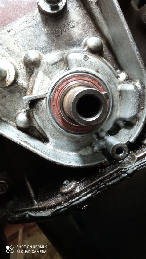 Выдавило сальник коленвала +ТО — Hyundai Accent (2G), 1,5 л, 2007 года ...