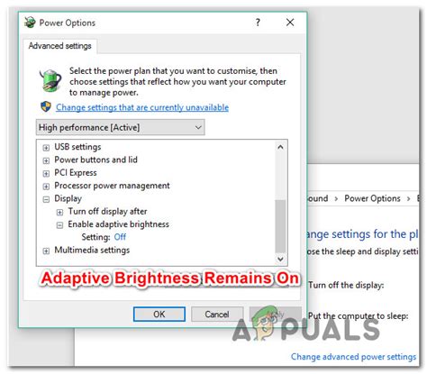 Fix Windows Adaptive Brightness Won T Turn Off