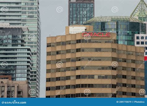 Oracle Company Sign In Canada Editorial Stock Image Image Of Modern