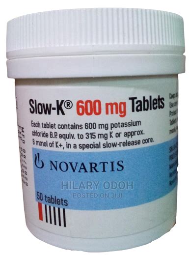 Slowkpotassiumchloride Pharmaserve