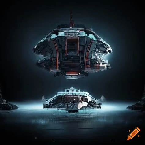 Schematics Of A Spaceship On Craiyon