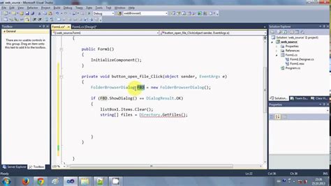 C Tutorial How To List Files And Folders In The Selected Directory In A Listbox YouTube