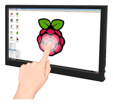 Monitor Portátil Touch Screen Raspberry Pi 1024x600p Tela Ips 7