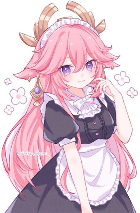 Fanart Genshin Impact Yae Miko By Yukomeow0222 On Deviantart