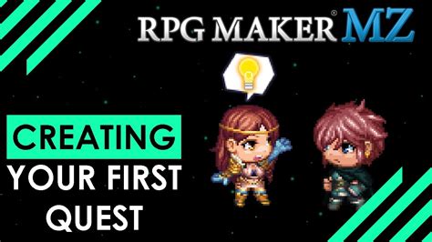 Rpg Maker Mz Basics Ep 8 How To Make A Quest Youtube