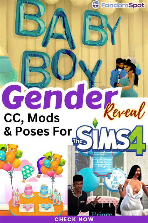 Sims4 Gender Reveal Cc Artofit