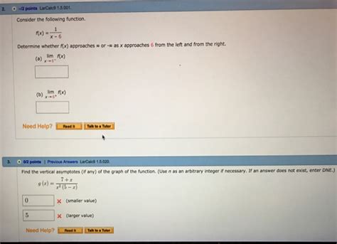 solved consider the following function f x 1 x 6