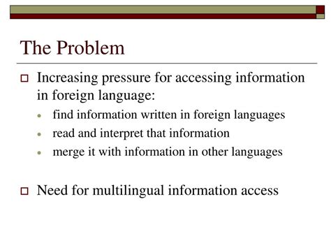 Ppt Cross Lingual Information Retrieval Clir Powerpoint