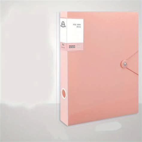 A4 Filing Box File Bag Organizer Data Book Document Large Temu