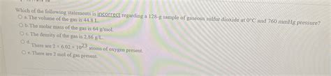 Solved Which of the following statements incorrect regarding | Chegg.com