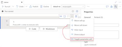 Microsoft BI Tools Synapse Pipeline Pass Parameter To Notebook