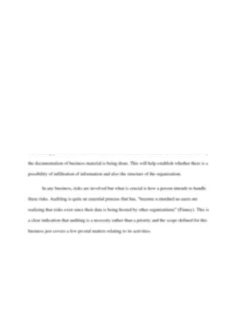 SOLUTION Cloud Computing Audit Studypool