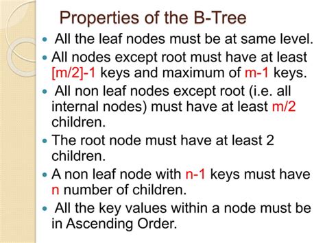 data structures trees b tree and b tree pptx
