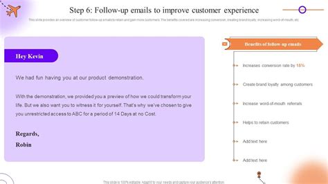 Client Onboarding Journey Impact On Business Step 6 Follow Up Emails To Improve Customer