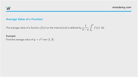 Basic Applications Of Integrals Wize University Calculus 2 Textbook Wizeprep