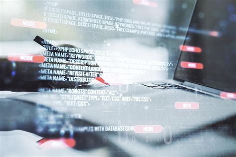 Premium Photo Abstract Creative Coding Concept With Hand Writing In Notebook On Background