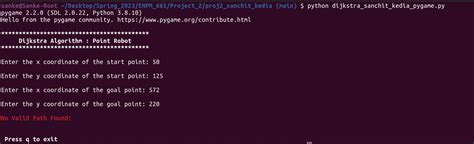 GitHub Sanchitkedia Dijkstra Point Robot Implementation Of The Dijkstra Algorithm For Path