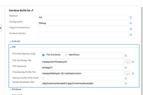 Visual Studio Cordova CordovaError Platform Ios Already Added Stack Overflow