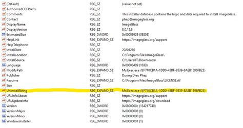 Uninstall String Is Incorrect In Registry · Issue 931 · D2phap