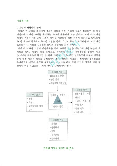 기업과 사회 기업과 사회와의 관계 기업에 대한 사회적 문제 기업윤리와 사회적 책임경영경제레포트